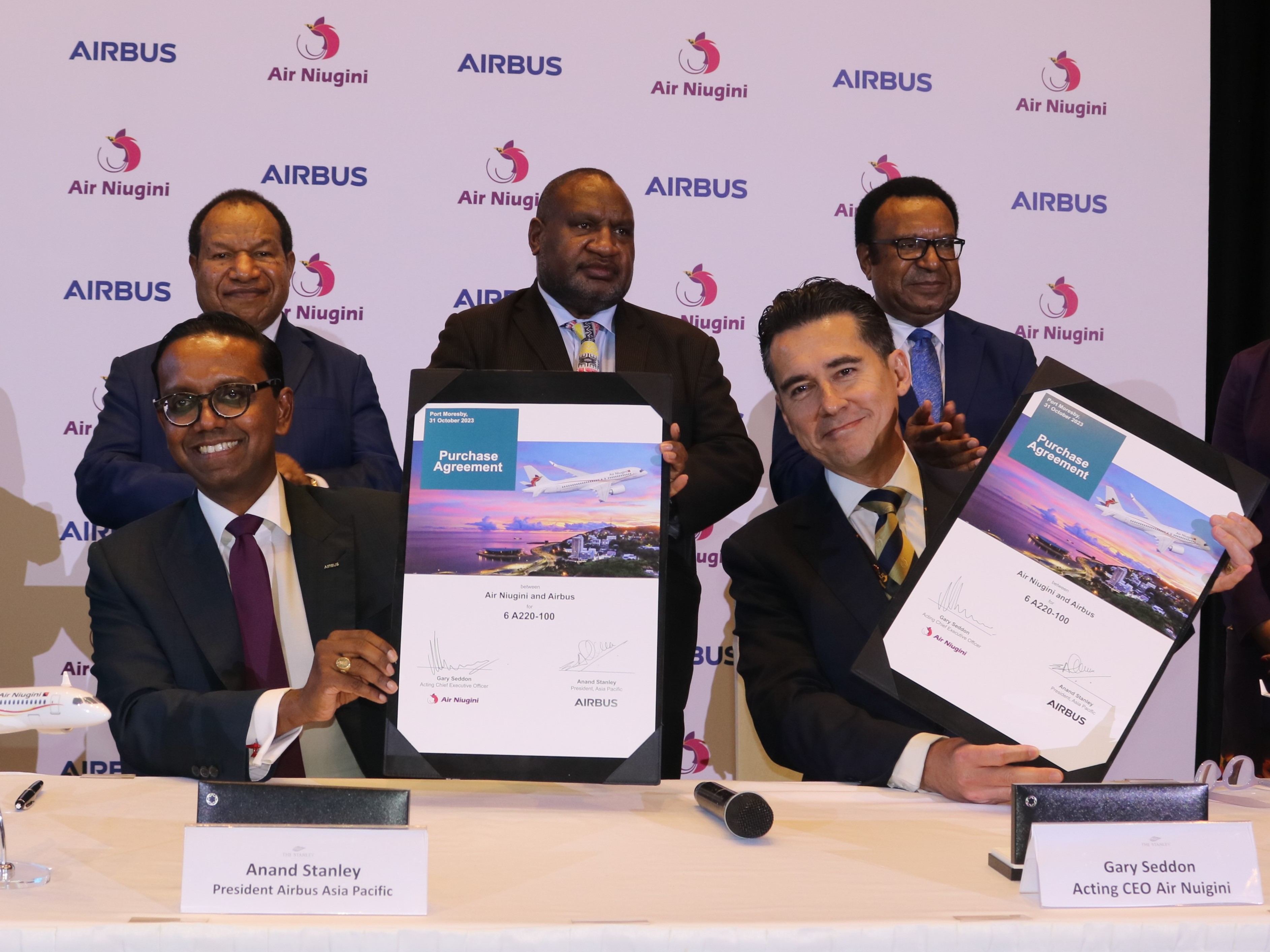 Air Niugini orders the A220 | Airbus