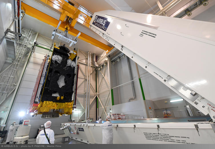 First Airbus built Inmarsat-6 satellite shipped to Japan ready for ...